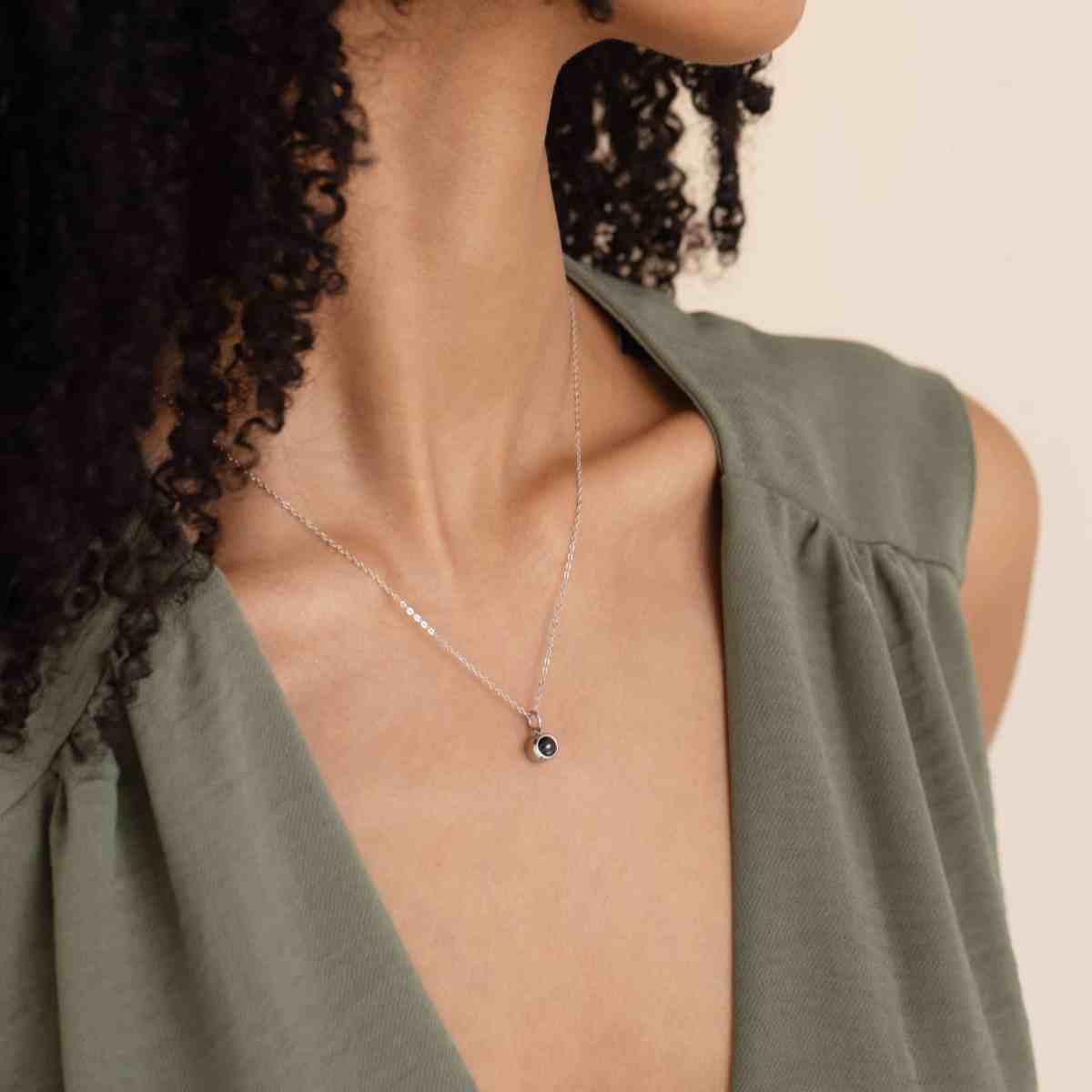 Necklace With Picture Inside | Personalised Photo Necklace