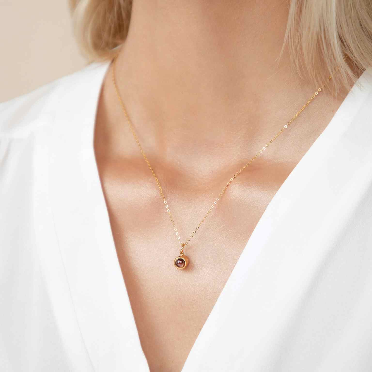Necklace With Picture Inside | Personalised Photo Necklace
